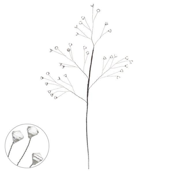 Haste Cristal Transparente 60cm