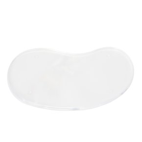 Bandeja Acrílico Orgânica Grão Transparente 20cm